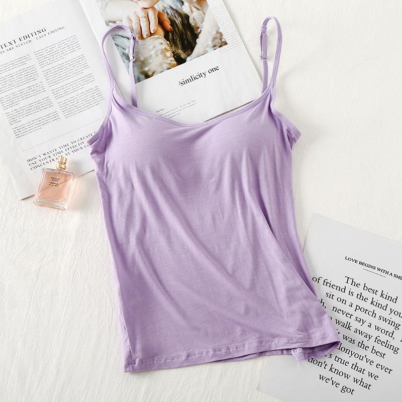 Cheap Tailored Women Sexy Sleeveless One-piece Cup Tank Top, Sexy Modal ...