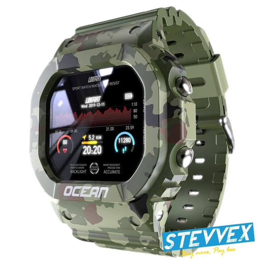 Buy Military Ocean Army Smart Watch For Menand Woman For Fitness and ...