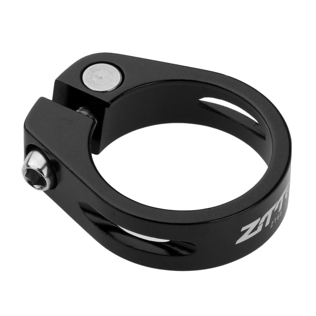 Buy Bike Seat Post Clamps Ultralight Lock Bicycle Seatposts Clip Black ...