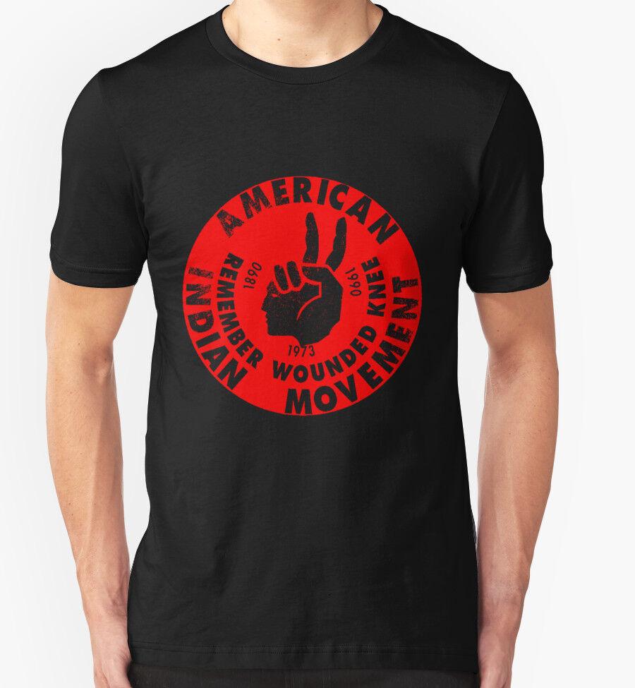 Buy American Indian Movement T Shirt Top Native Americans Print Vintage ...