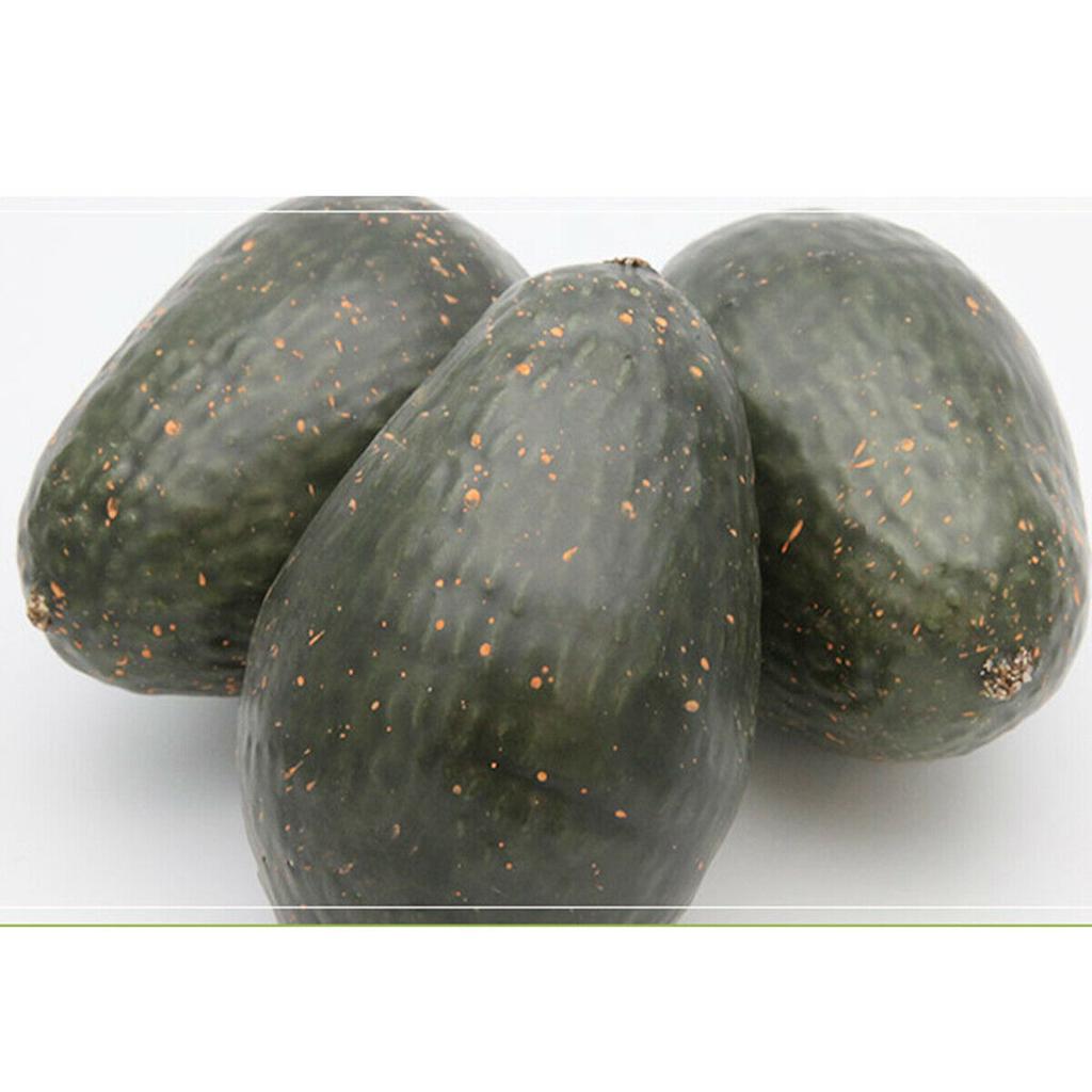 Artificial Avocados Prop Decor Lifelike Plastic Green Avocado Fruit ...