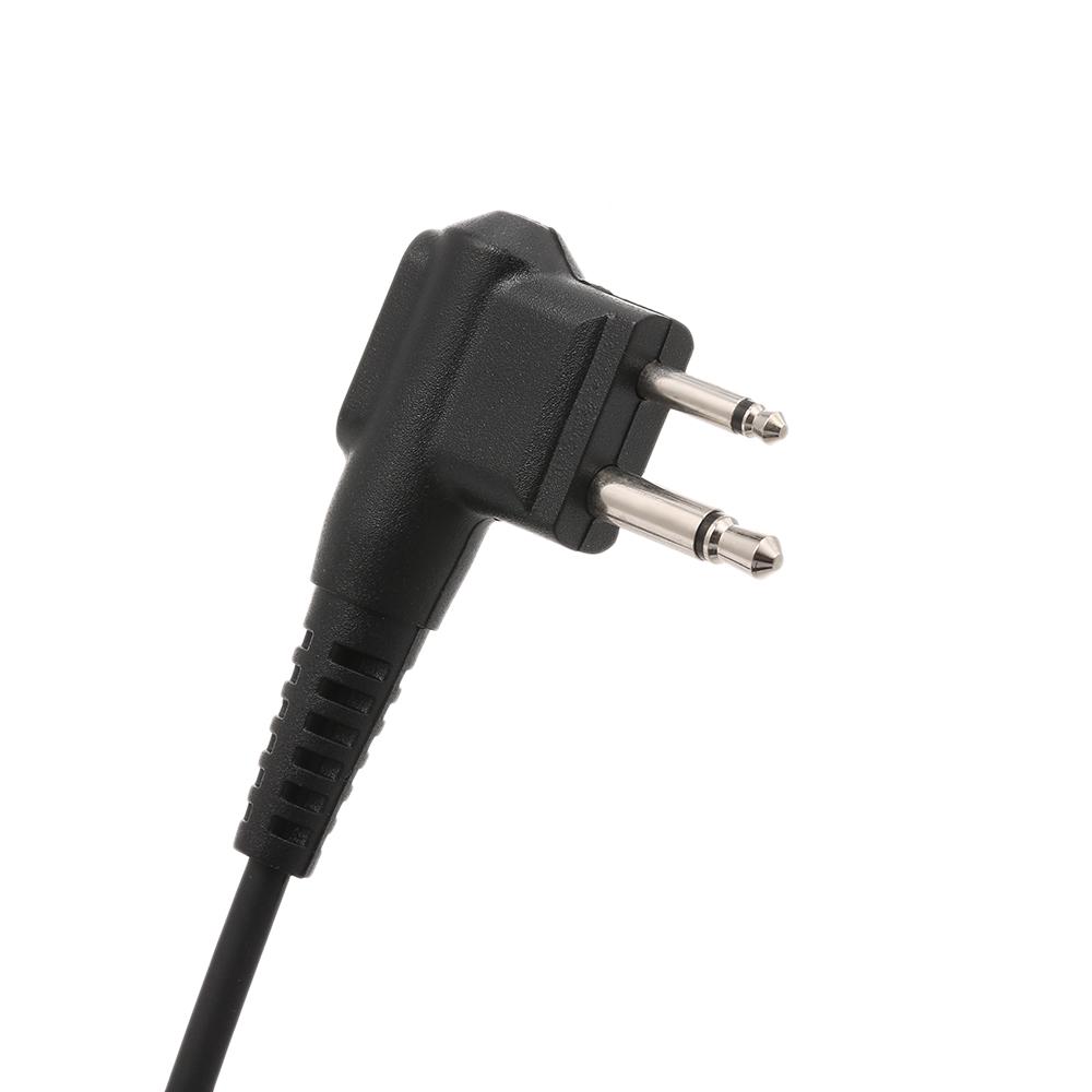 2Pin PTT Motorcycle Helmet Headset Intercom Earphone Headphones with ...