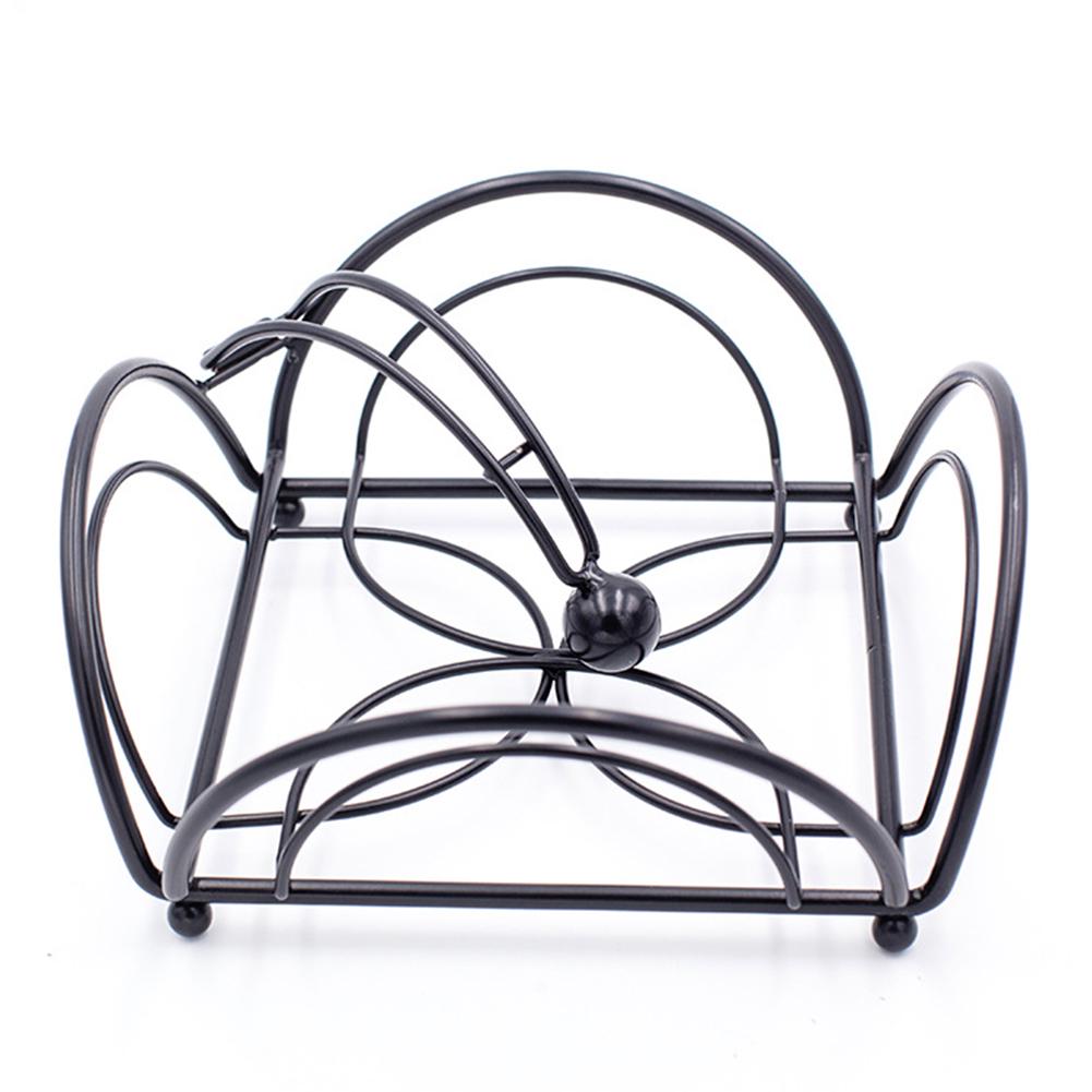 Tissue Boxes Paper Wire Desktop Serviette Dispenser Weighted Restaurant ...