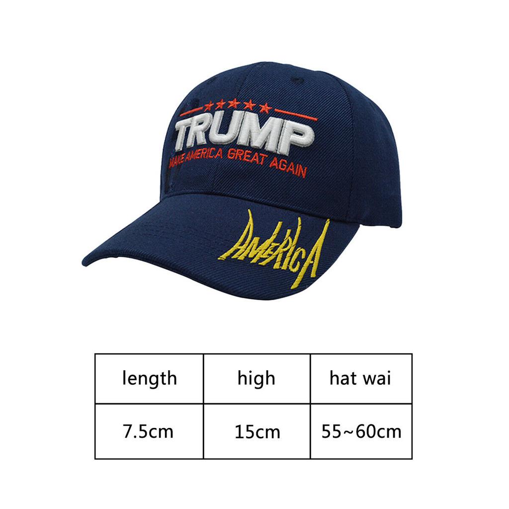 Buy Trump Hat 2020 Make Great Again Unisex Baseball Sports Embroidery ...