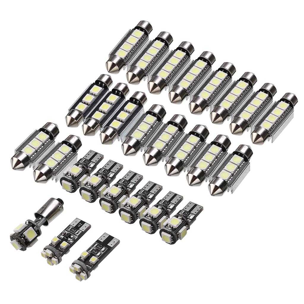 Buy 27pcs White Car Interior LED Light Kit For Mercedes Benz E class ...