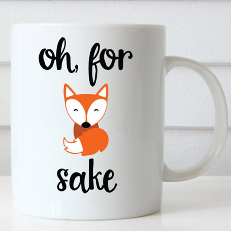 Buy Oh For Fox Sake ,Fox Mug ,Fox Coffee Cup ,Fox Coffee Mug ,Fox Sake ...
