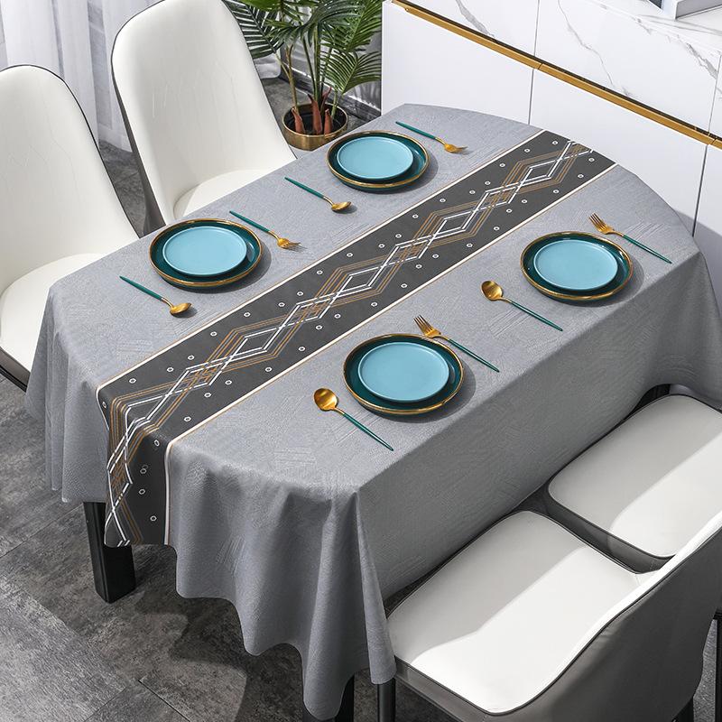 Buy Yutong Bohemian Style Kitchen Waterproof Oil-proof PVC Tablecloth ...