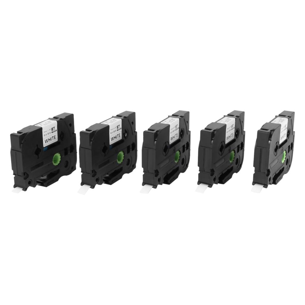 Buy 5Pcs Tze-221 9Mm Black On White Tze221 Tz221 Tze 221 Tape For ...