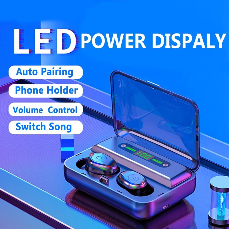 Buy F9-5-B 1200Mah Bluetooth 5.1 Sport Wireless Earphones Ipx7 ...