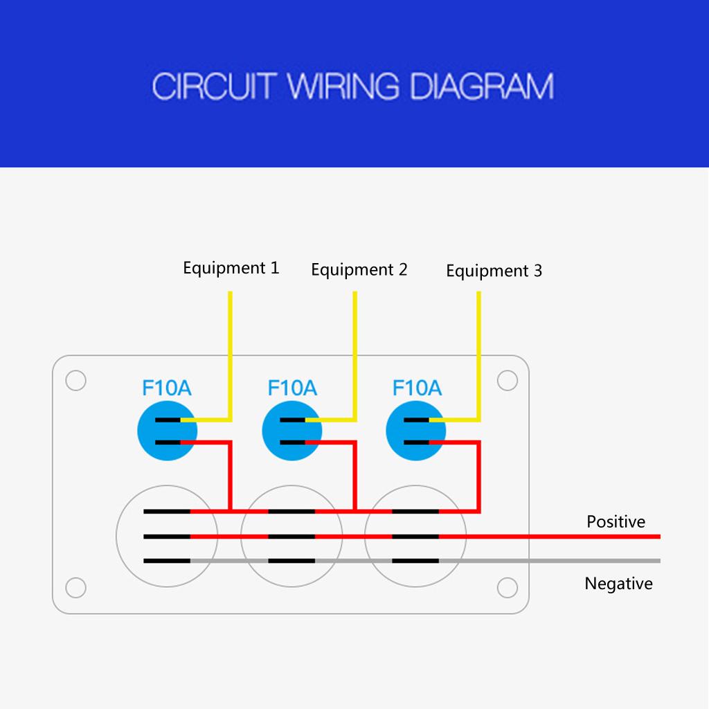 Multifunctional Vehicle Boat External Power Panel 12-24V Overcurrent ...