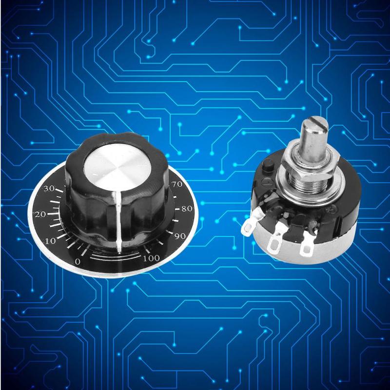 Buy RV24YN20S Potentiometer Knob Scale Set Carbon Film Potentiometer ...
