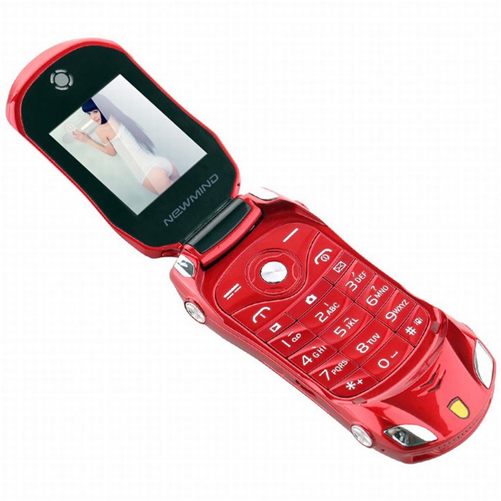 NEWMIND F15 Flip Phone Modèle de voiture Double carte SIM Téléphone ...