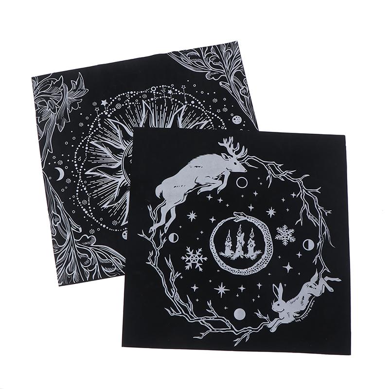 Buy 1Pc Flannel Tarot Card Tablecloth Fate Guidance Board Rug ...