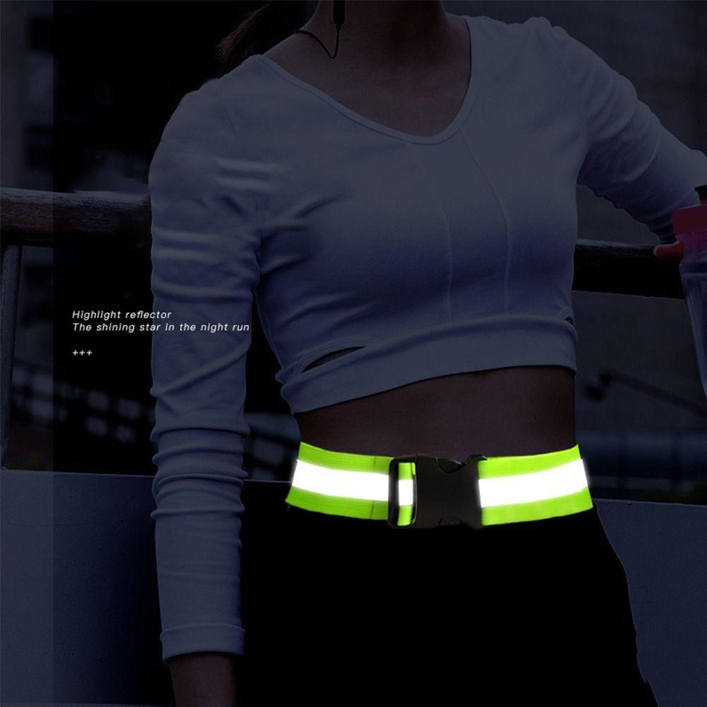 Backpack Warning Pendant Reflective Waist Belt Safety Marker Reflective ...