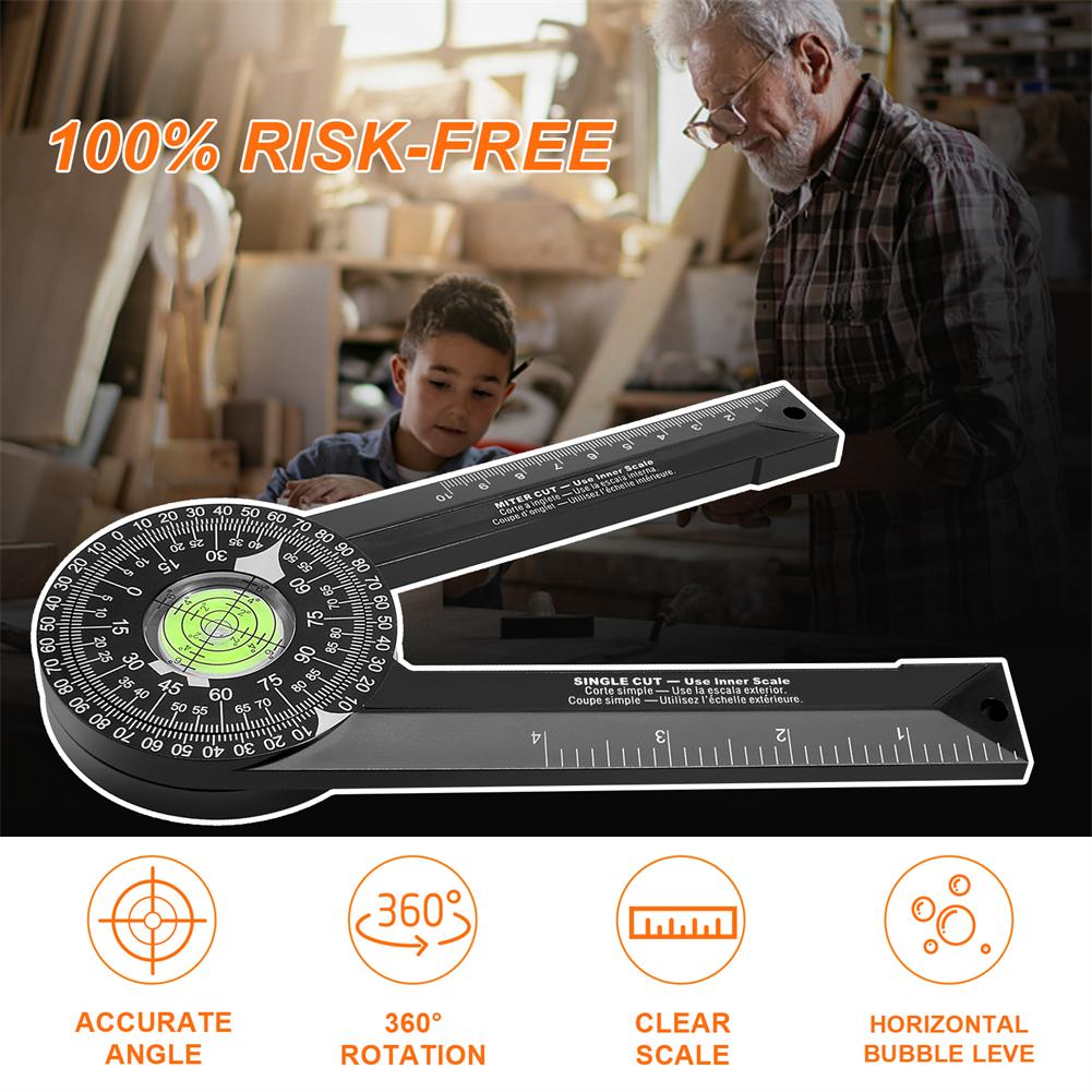 Buy Miter Saw Protractor Ruler Angle Finder Featuring Precision Inside ...