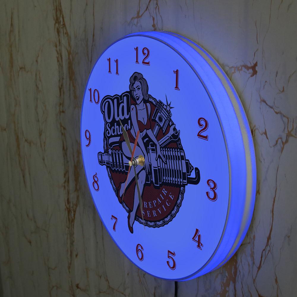 Satın alın Garage Personalized Retro Old School Car Repair Service Wall ...