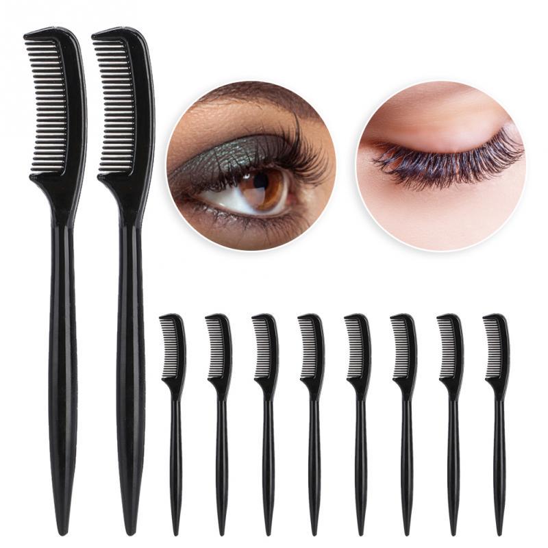 10pcs / Set Plastic Eyelashes Comb Portable Beauty Makeup Eye Lashes ...