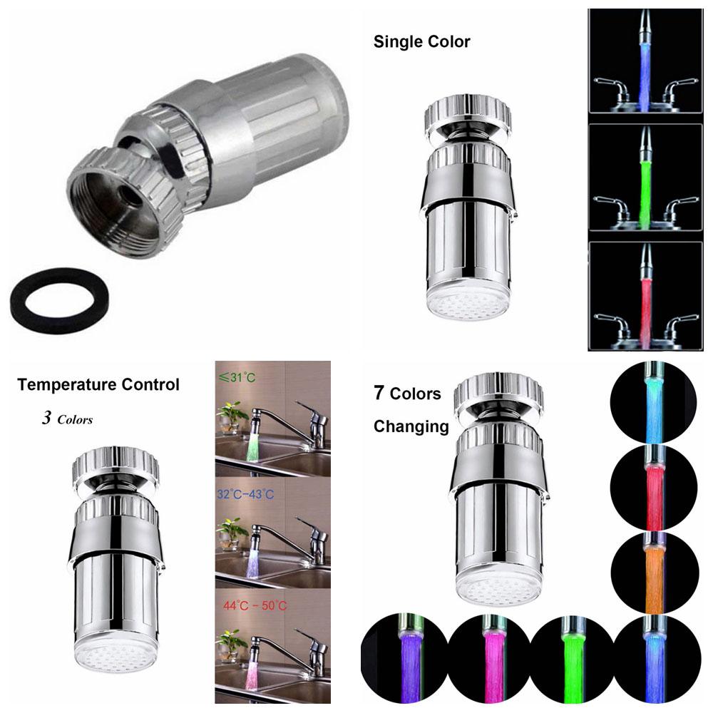 High Quality Kitchen Shower Hydroelectric Power Glow LED Faucet Water ...