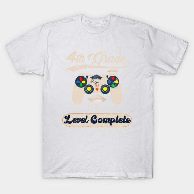 Buy Unisex Fashion TShirt 4th Grade Level Complete 4th Grade Graduation ...