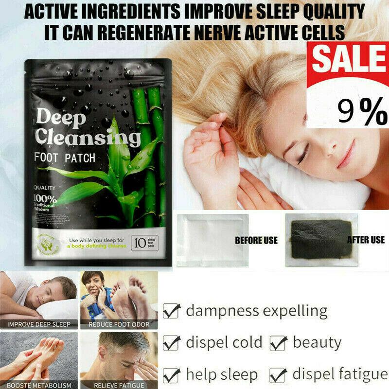 Buy Deep Clean Foot Pads Gel Detox Relief Patch Better Sleep- at ...