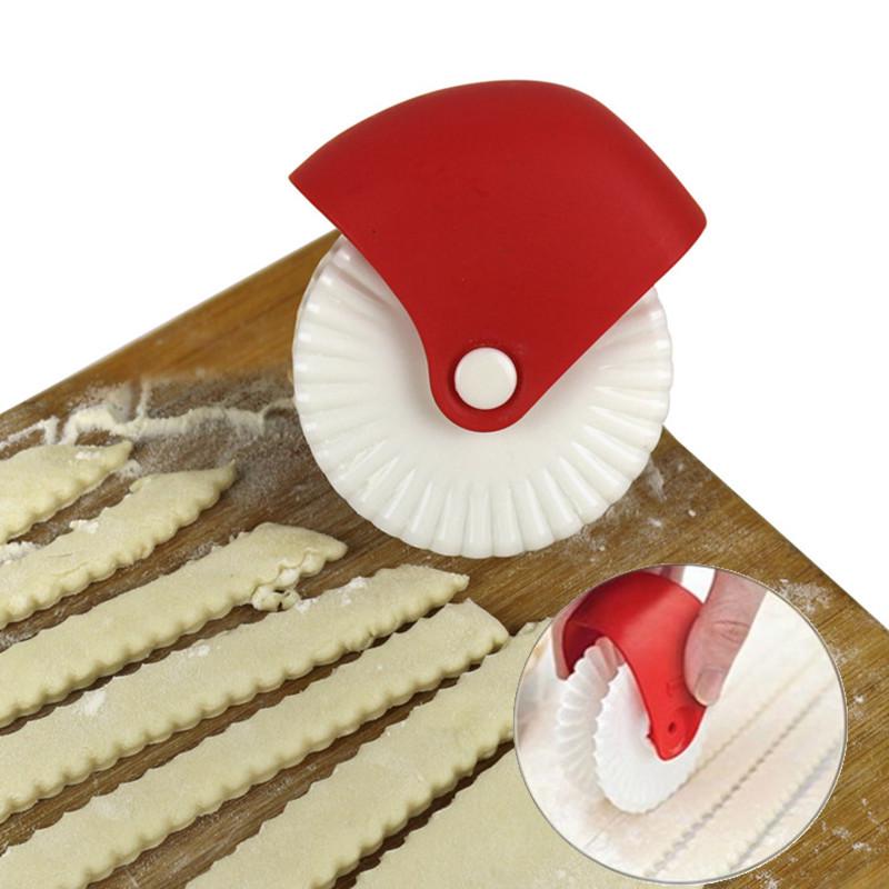 Buy DIY Pizza Pastry Pastry Cutter Rolling Wheel Decorator Face Cutting ...