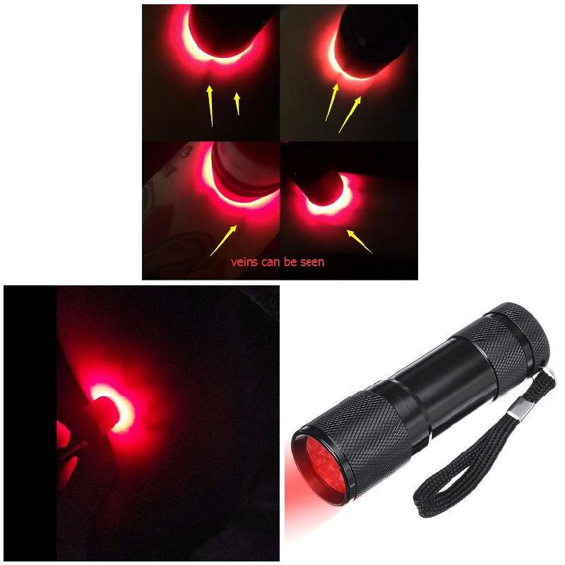 Buy Flashlight Transilluminator Red Vein Viewer Tool Finder LED ...