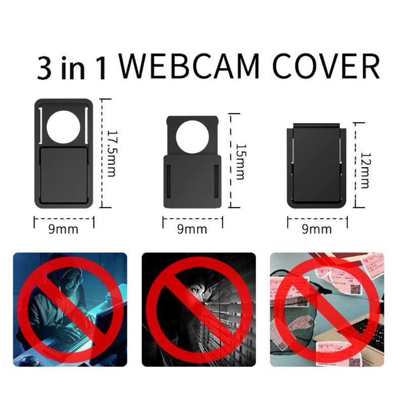 3pcs Webcam Cover Privacy Protection Case For Laptop PC Notebook Tablet ...
