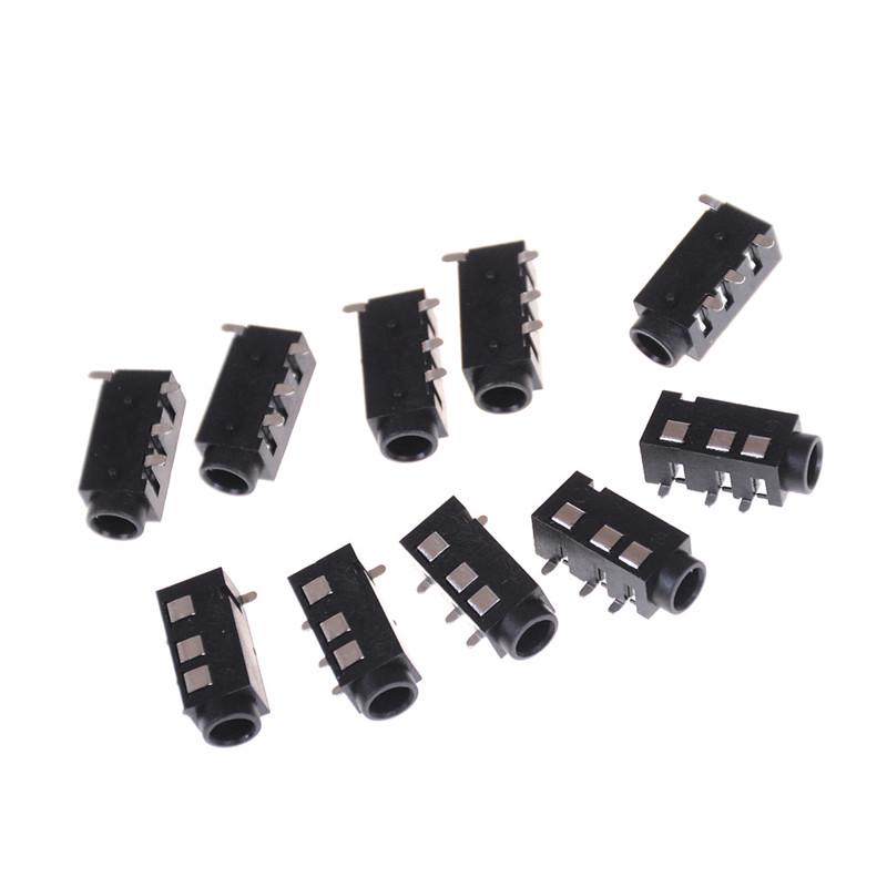 Buy 10 Pcs Pj-320D 4 Pins Smd 3.5Mm Female Headphone Jack Connector Pcb ...