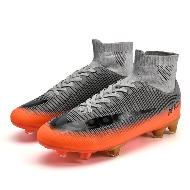 Buy Ankle Football Boots Training Footwear Comfortable Breathable ...