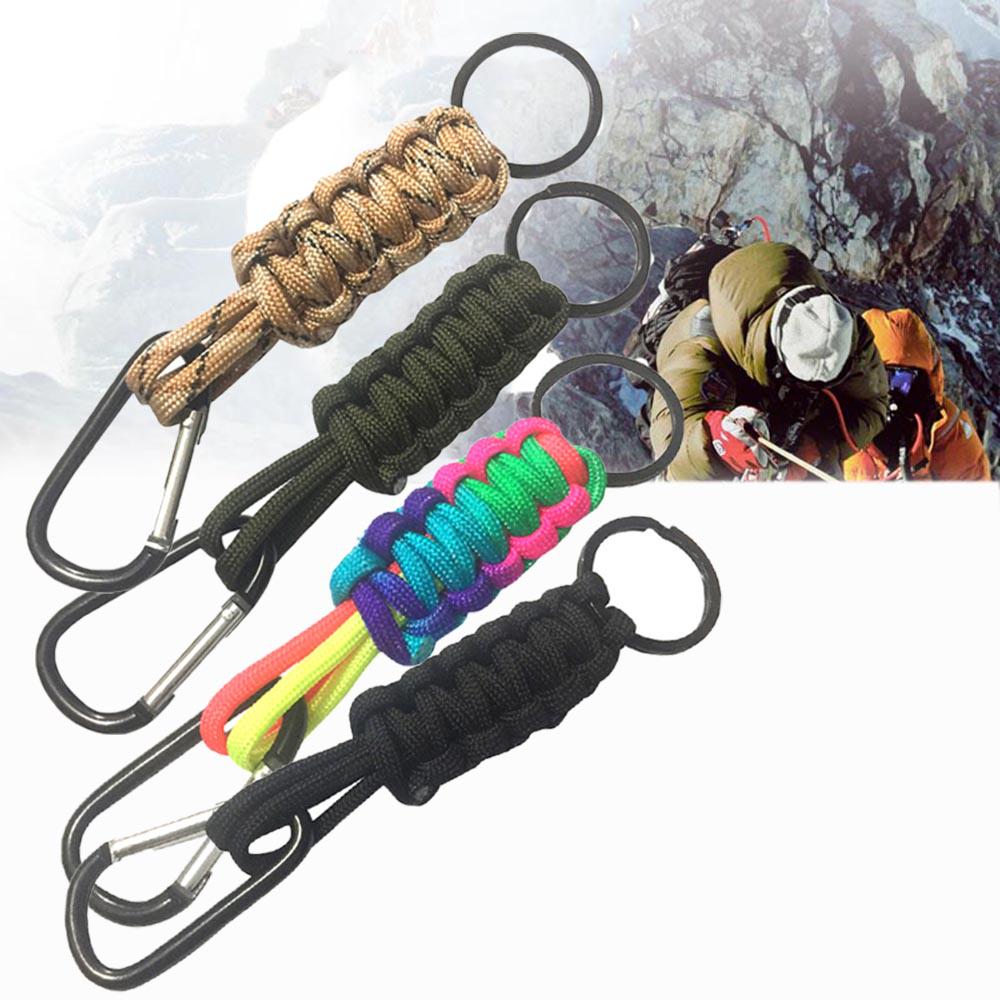 Buy Camping Tactical D-Ring Seven-core Aluminum Alloy Braided Hooks ...