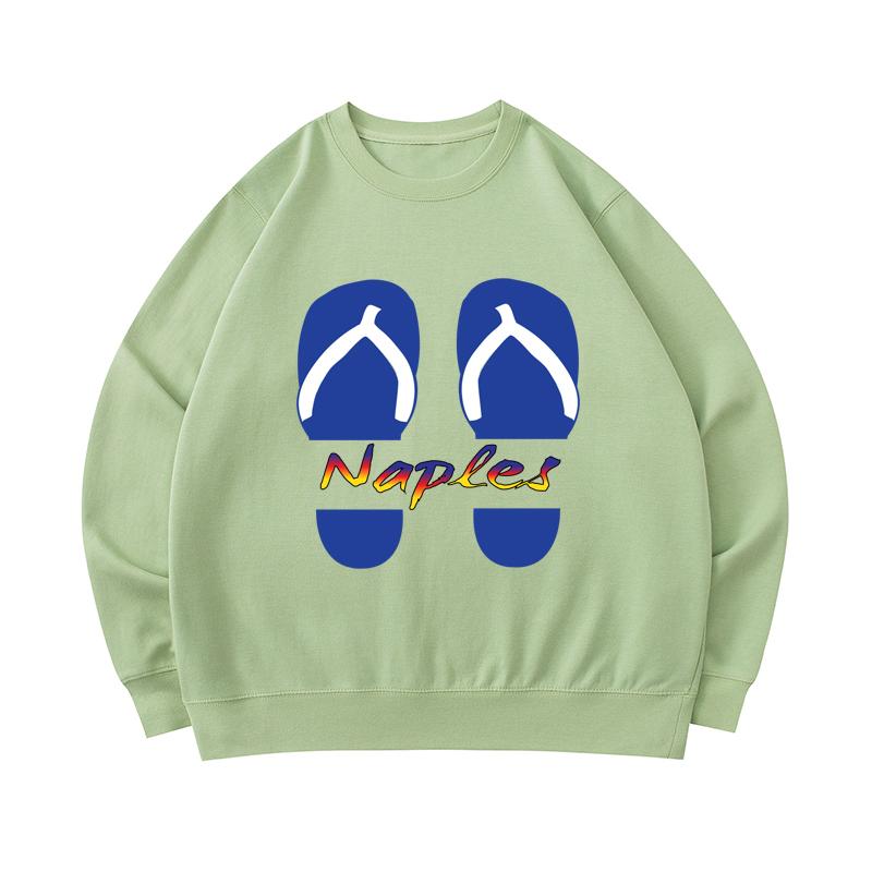 Buy Men's 300 GSM 100% Cotton Sweatshirt Naples Florida Print Street ...