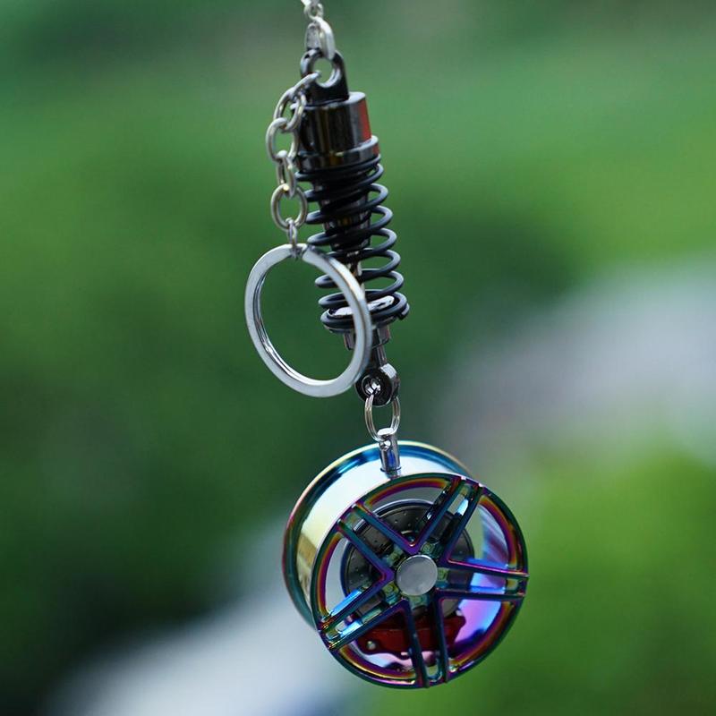 Buy Car Styling Rearview Mirror Pendants Ornaments Aluminum Alloy Wheel ...