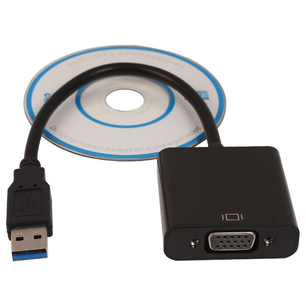 Buy USB 3.0 To VGA Video Graphic Card Display External Cable Adapter ...