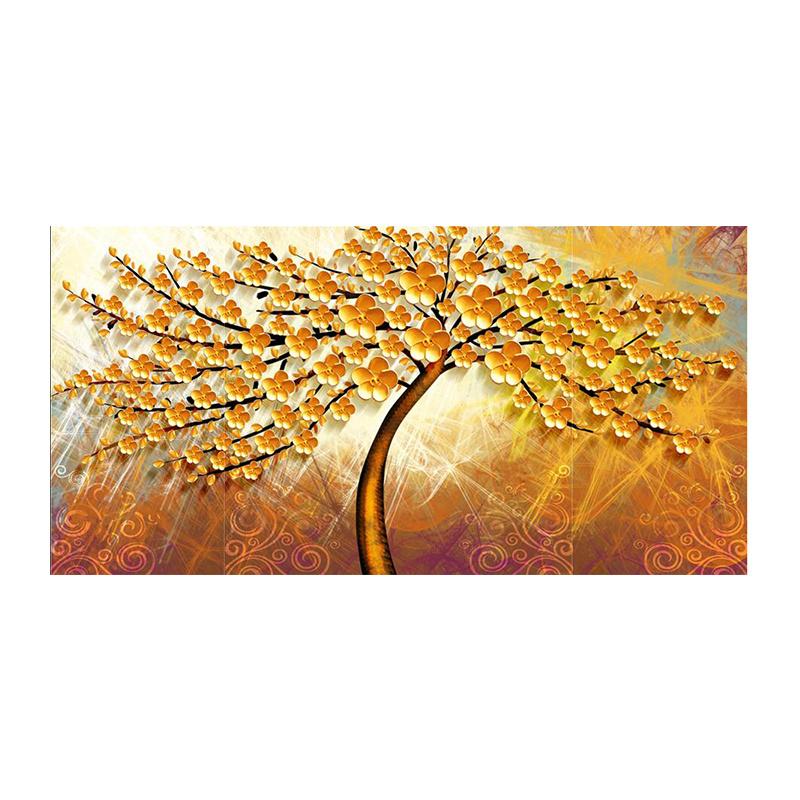 Satın alın Frameless Golden Plum Blossom Tree Wall Poster Wall Canvas ...