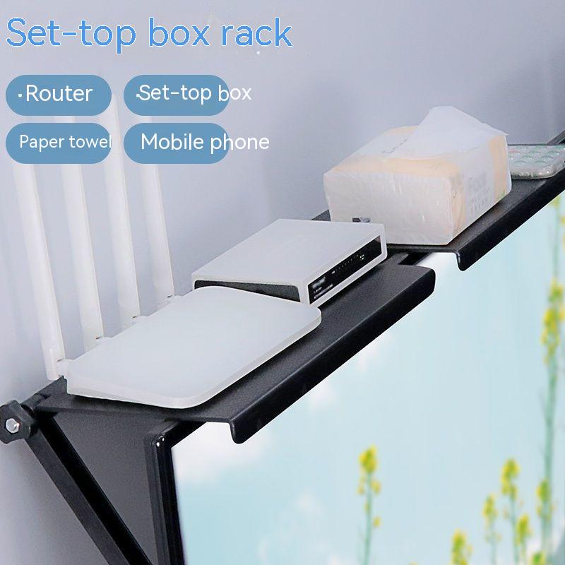 Cheap Adjustable TV Screen Top Storage Shelf Rack Holder Computer ...