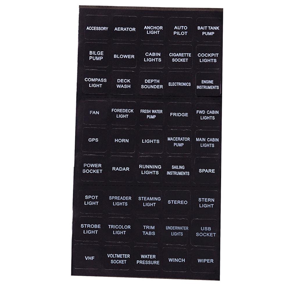 5 Gang Switch Control Panel 12V / 24V With 2 USB Charger LED Digital ...