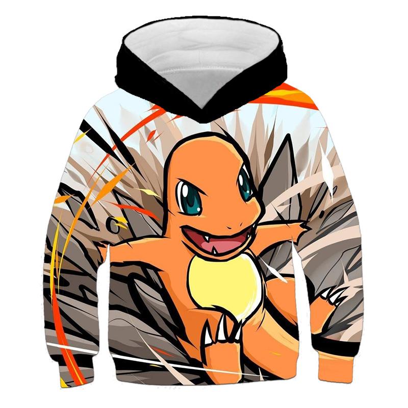 Buy Series Printed Pullover Boys Girls Clothes 3D Autumn Pokemon Casual ...