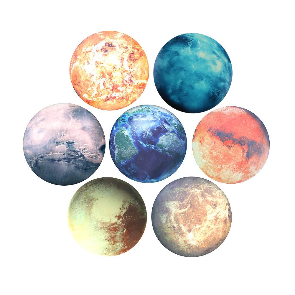 Earth Sun Planets Luminous Wall Stickers Outer Space Waterproof DIY ...