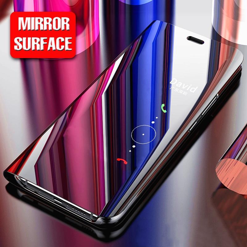 Cheap P Smart Clear View Smart Mirror Phone Case Flip Leather Wallet ...