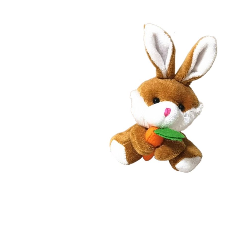 Cheap Plush Toys Car Keys Ring Cute Plush Doll Keychain Bunny Key ...