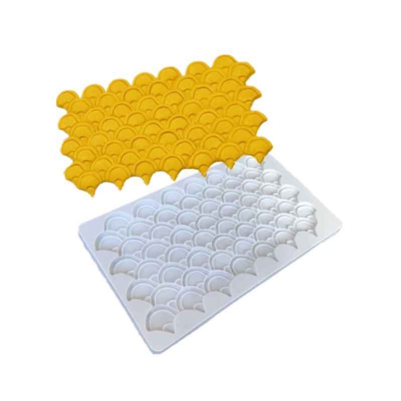 Buy Fish Scale Dragon Scale Embossing Mat Cake Border Decoration ...