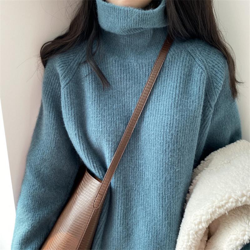 Cheap High Collar Sweater Female 2020 Autumn and Winter Long Sleeve ...