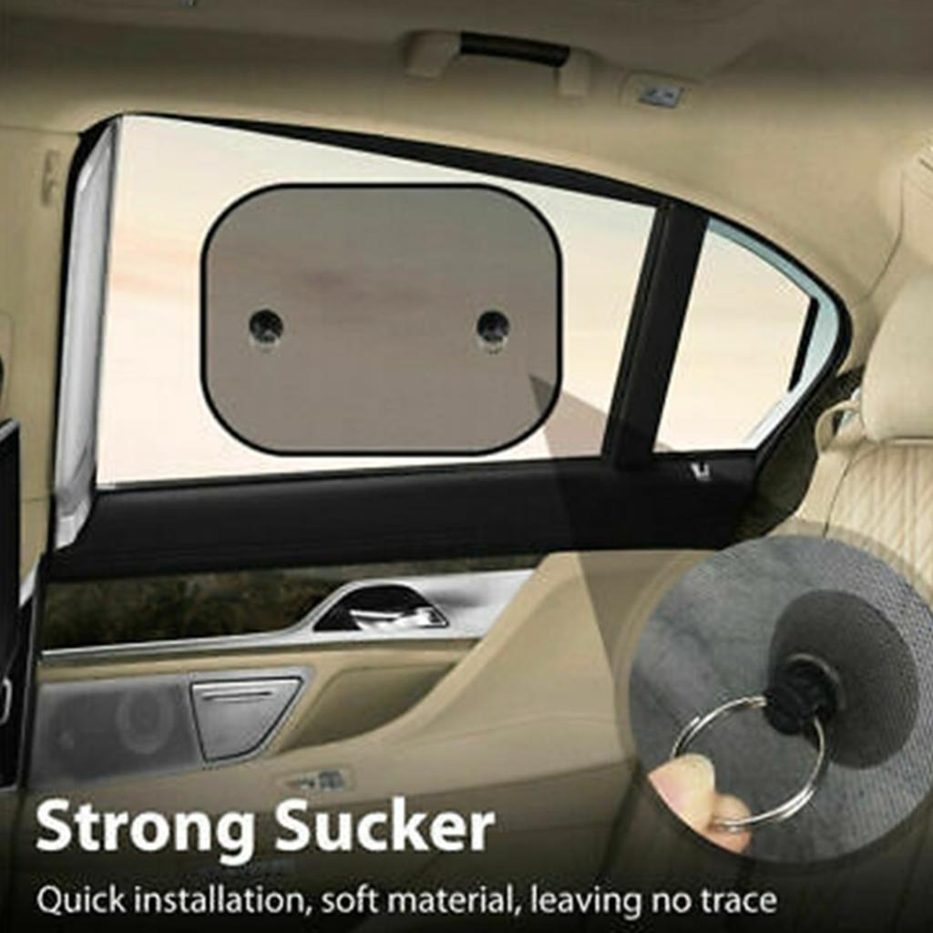 Buy PDTO 5pcs Car Side Rear Window Screen Mesh Sun Shade Cover ...