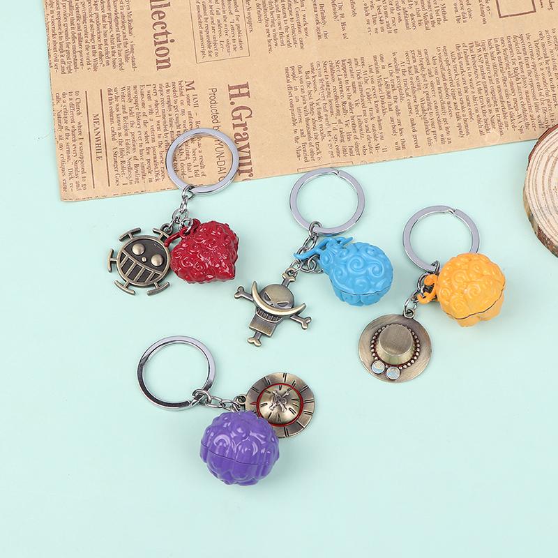 Buy Animation Integrated Key Chain Metal Devil Fruit Key Chain Pendant ...