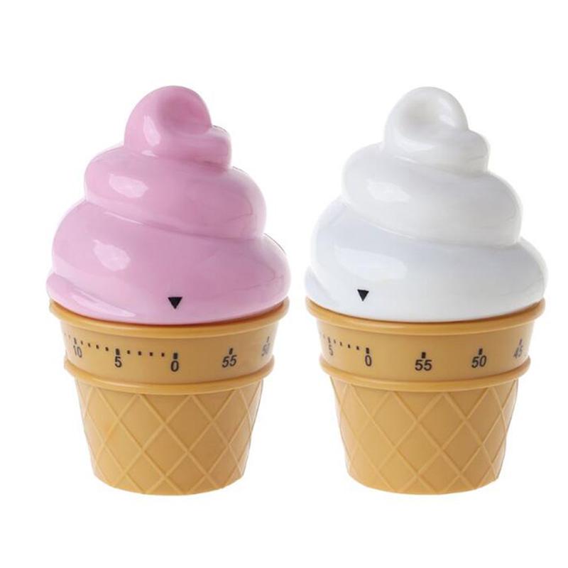 Buy Ice Cream Mechanical Kitchen Timer Cooking Countdown Timer Clock ...
