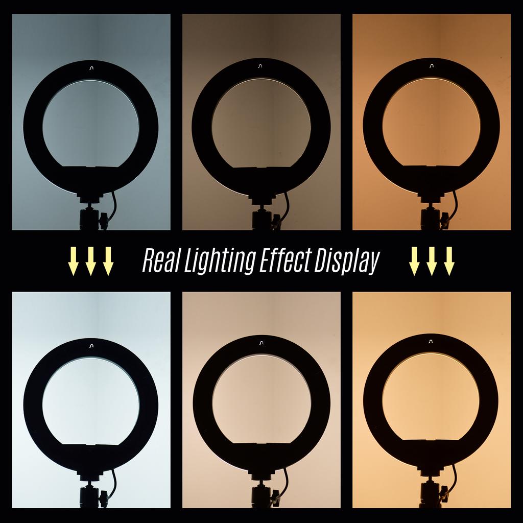 Satın alın 8 Inch LED Ring Light Fillin Lamp Builtin 72pcs LED Beads ...