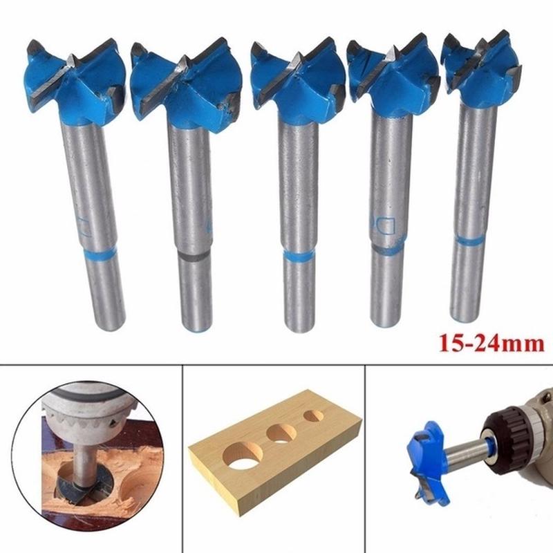 Hard Alloy Drill Bit Wood Hole Saw Cutter Perforation DIY Woodworking ...