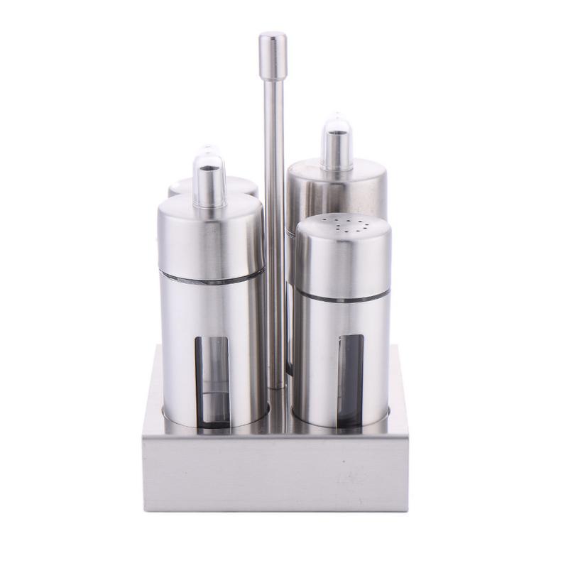 Buy Stainless Steel Condiment Set Seasoning Bottles Set at affordable ...