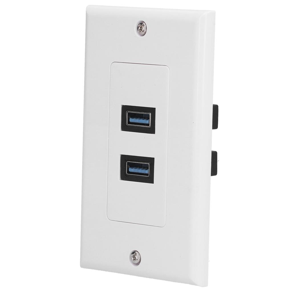 Buy USB 3.0 Wall Plate Data Transmission 2 Port USB 3.0 Component ...