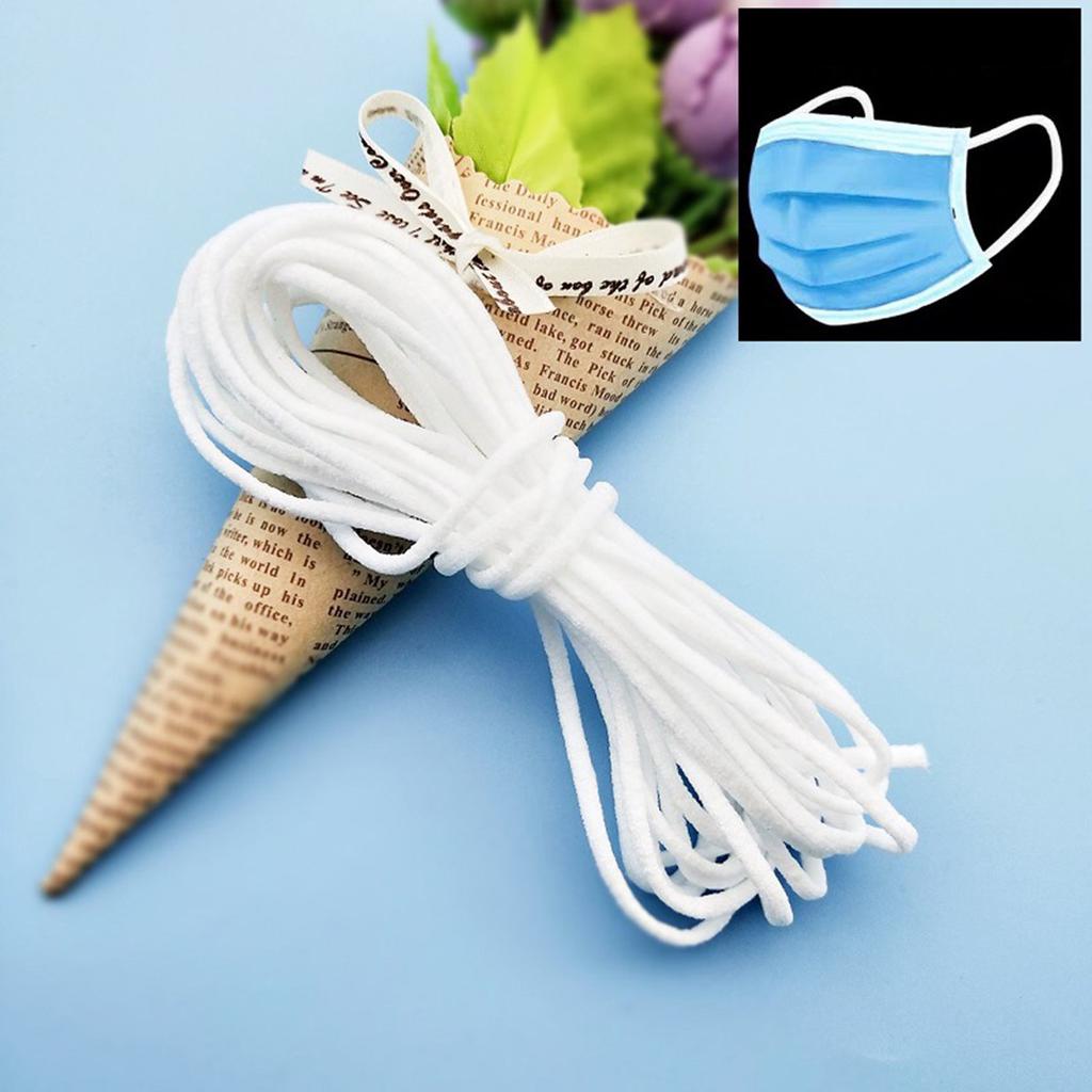 3mm Mask Rope High-quality Round Elastic Band Diy Material 5m 10m 20m ...